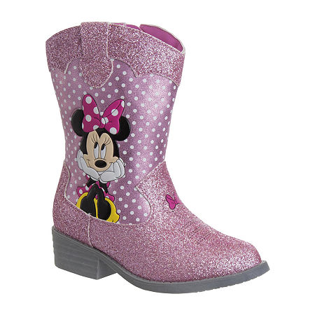 Little Girls Disney Minnie Mouse Cowgirl Boots