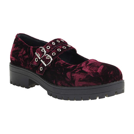 Dirty Laundry Vagabond Womens Round Closed Toe Mary Jane Shoes  8 Medium  Red