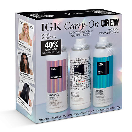 Click here for Igk Hair 3-Pc. Carry-On Crew Styling Set prices