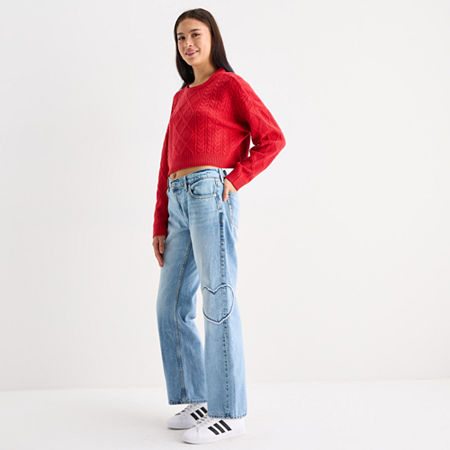 Click here for Arizona Juniors Womens Low Rise Straight Leg Jean... prices