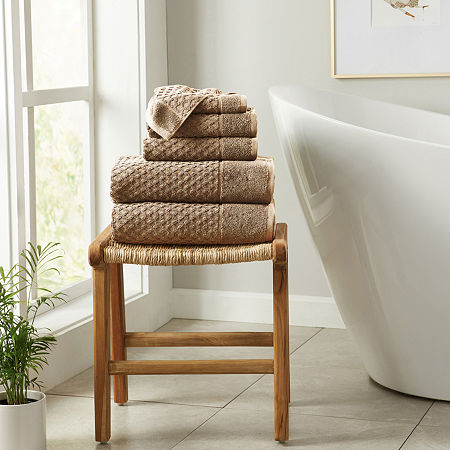 Click here for Linery Diamond 6-pc. Quick Dry Bath Towel Set  One... prices