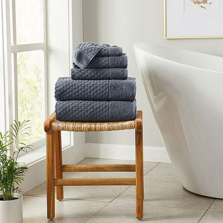 Click here for Linery Diamond 6-pc. Quick Dry Bath Towel Set  One... prices