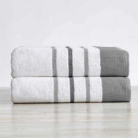Click here for Luxury Cotton 2 Pc Decorative Bath Sheet Set  One... prices