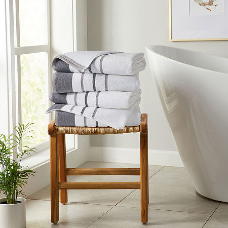 Click here for Linery Luxury Cotton Decorative 4-pc. Quick Dry St... prices