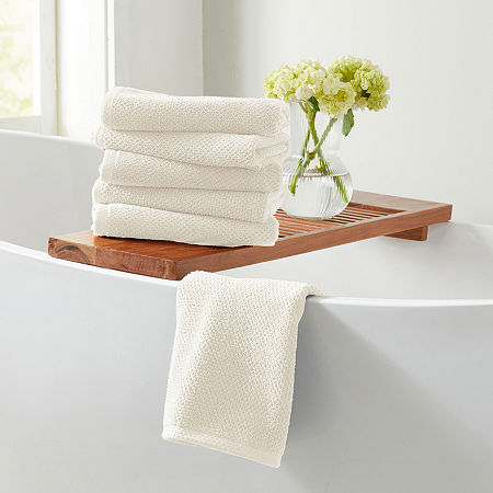 Click here for Linery Popcorn 6-pc. Hand Towel  One Size  Beige prices