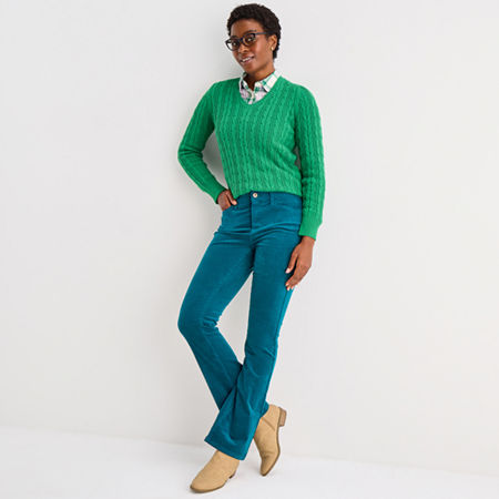 Click here for St. Johns Bay Womens Mid Rise Bootcut Corduroy Pan... prices