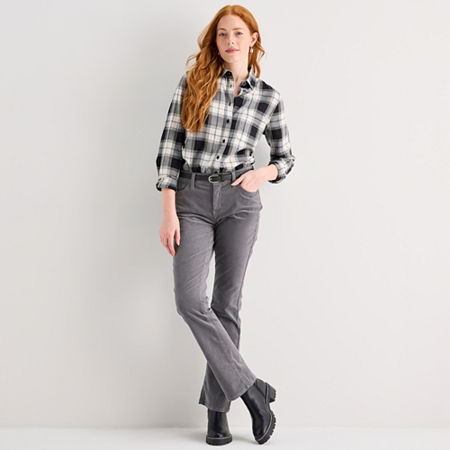 Click here for St. Johns Bay Womens Mid Rise Bootcut Corduroy Pan... prices
