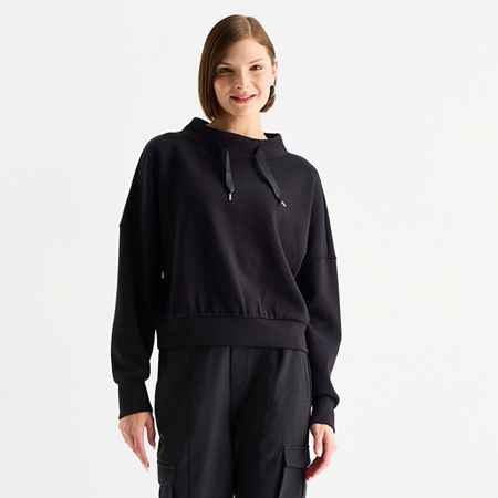 Click here for Stylus Womens Funnel Neck Long Sleeve Sweatshirt... prices