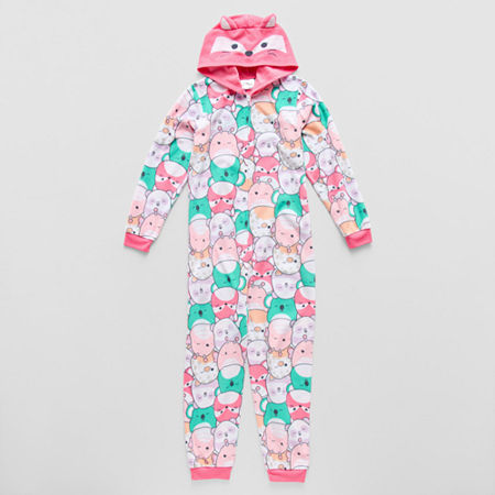 Click here for Big Kid Girls Squishmallows Microfleece Hooded Lon... prices