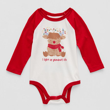 Click here for Okie Dokie Baby Boys Round Neck Long Sleeve Rib Bo... prices