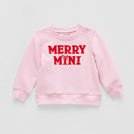 Click here for Okie Dokie Baby Girls Round Neck Fleece Long Sleev... prices