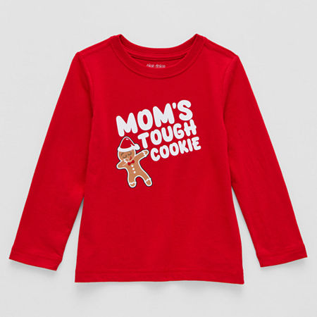 Click here for Okie Dokie Toddler & Little Boys Crew Neck Long Sl... prices