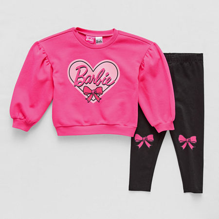 Click here for Toddler Girls 2-pc. Barbie Legging Set  2t  Pink prices