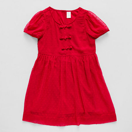 Click here for Thereabouts Little & Big Kid Girls Short Sleeve A-... prices