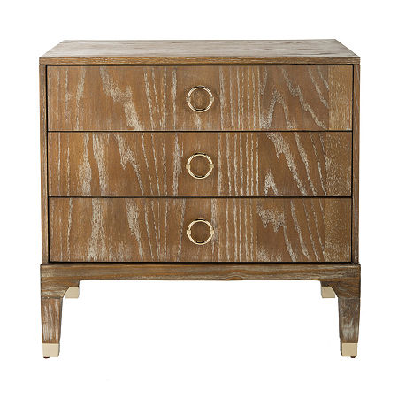 Click here for Lorna 3-Drawer Nightstand  One Size  White prices