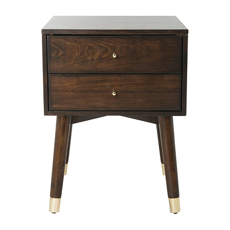 Click here for Lyla 2-Drawer Nightstand  One Size  Brown prices