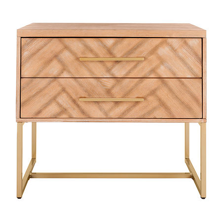 Click here for Estelle Nightstand - Rustic Oak prices