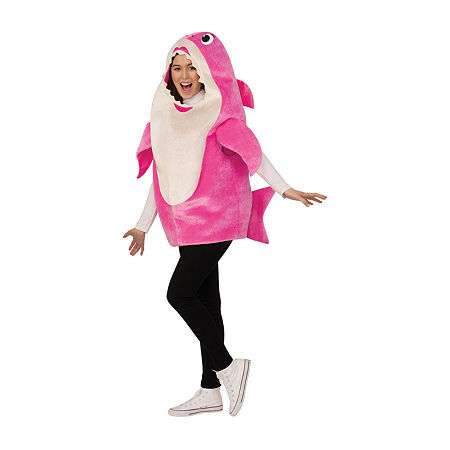 Click here for Unisex Adult Baby Shark Costume  Large  Pink prices