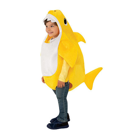 Click here for Baby Girls Shark Yellow Baby Shark Costume  6-12 M... prices