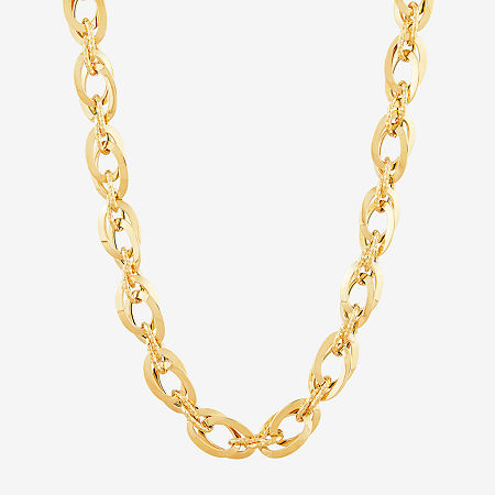 Click here for Made in Italy Womens 14K Gold 18 Inch Link Necklac... prices