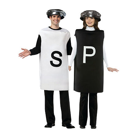 Click here for Unisex Adult Salt & Pepper Couples Costume  Large... prices