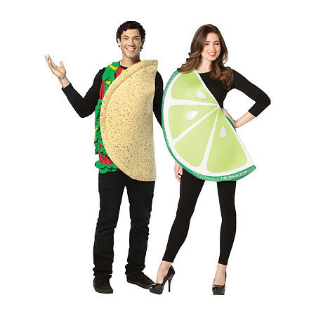 Click here for Unisex Adult Taco & Lime Slice Couples Costume  La... prices