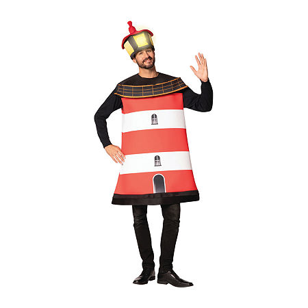 Click here for Unisex Adult Lighthouse Costume  Large  Red prices