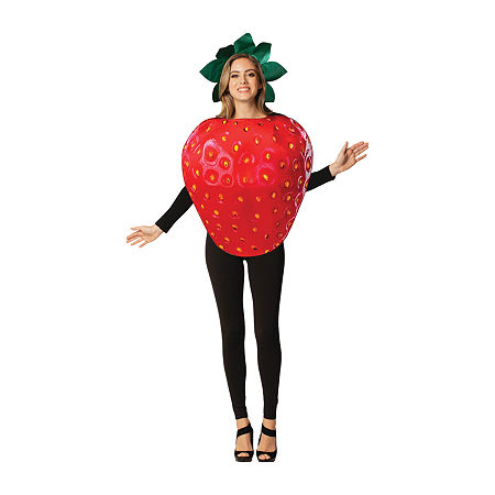 Click here for Womens Get Real Strawberry Costume  Large  Red prices