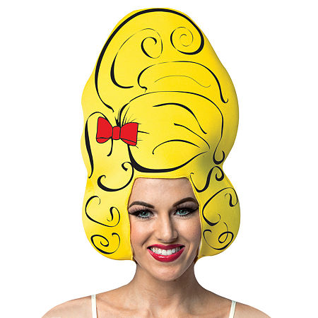 Click here for Womens Comic Beehive Foam Wig Costume Accessory  L... prices