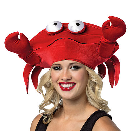 Click here for Unisex Adult Crab Hat Costume Accessory  Large  Re... prices