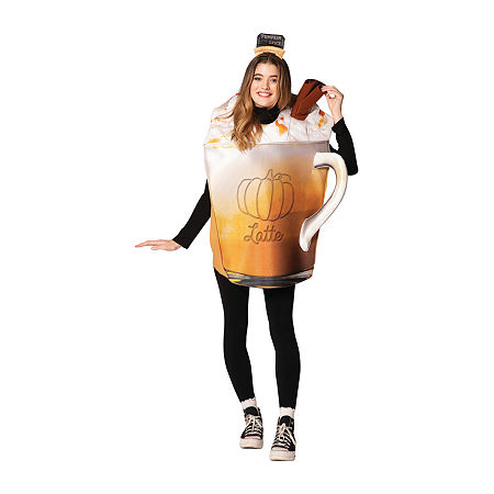 Click here for Unisex Adult Pumpkin Spice Latte Costume  Large  O... prices