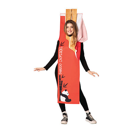 Click here for Unisex Adult Chopsticks Costume  Large  Red prices