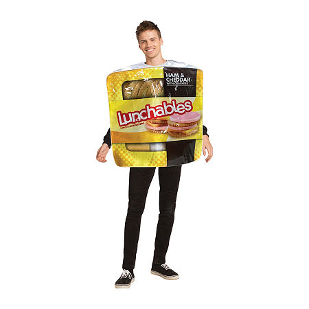 Click here for Unisex Adult Kraft Lunchables Costume  Large  Yell... prices