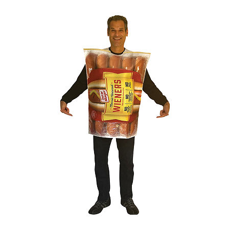 Click here for Unisex Adult Oscar Mayer Weiner Package Costume  L... prices