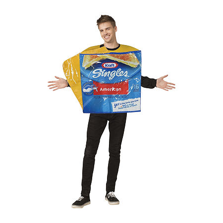 Click here for Unisex Adult Kraft Singles Costume  Large  Orange prices