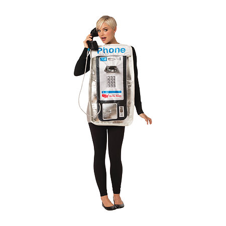 Click here for Unisex Adult Pay Phone Costume  Large  Black prices