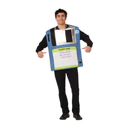 Click here for Unisex Adult Floppy Disk Costume  Large  Black prices