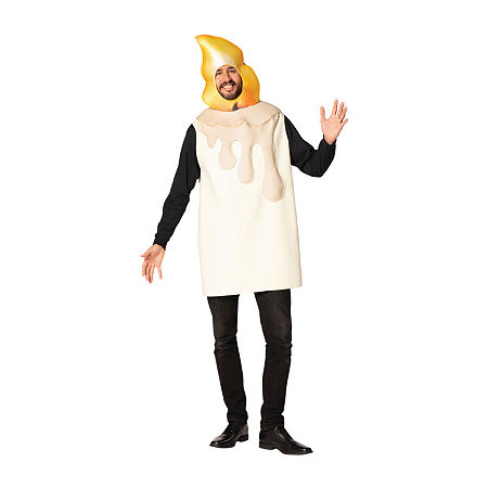 Click here for Unisex Adult Candlestick Costume  Large  White prices
