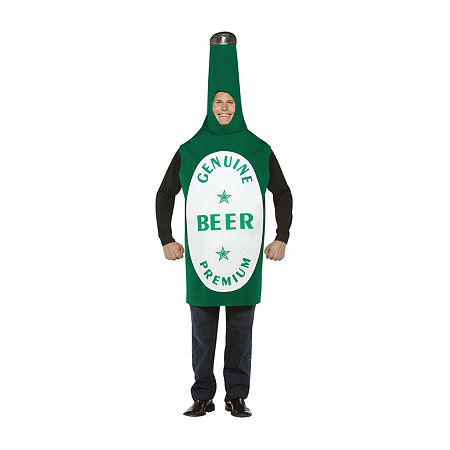 Click here for Unisex Adult Beer Bottle Costume  Large  Brown prices