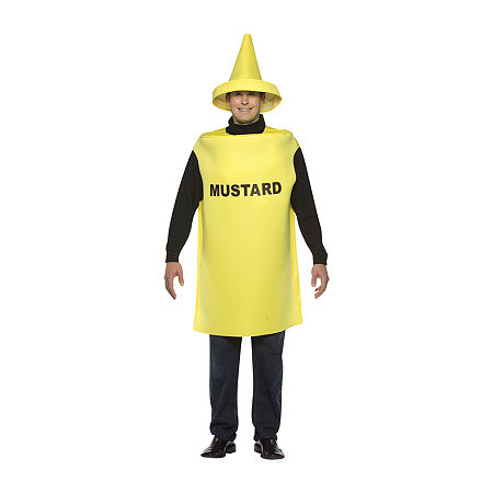 Click here for Unisex Adult Mustard Costume  Large  Yellow prices