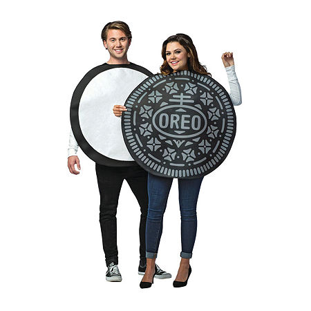Click here for Unisex Adult Oreo Couple Costume  Large  Black prices