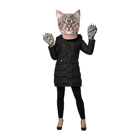 Click here for Womens Photo Real Kitty Costume  Large  Gray prices