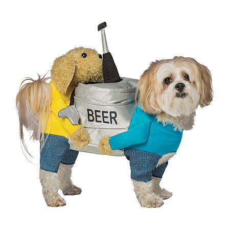 Click here for Rasta Imposta Beer Keg Dog Costume  Medium  Blue prices