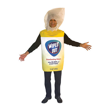 Click here for Unisex Adult Wiped Out Costume  Large  White prices