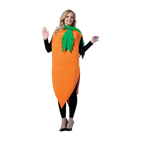 Click here for Unisex Adult Carrot Costume  Large  Orange prices