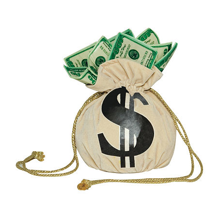 Click here for Unisex Adult Purse Money Bag Costume Accessory  La... prices