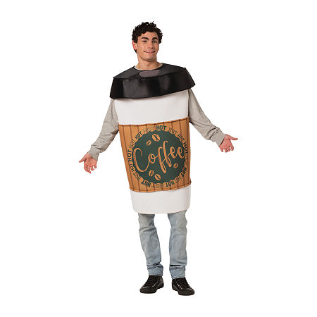 Click here for Unisex Adult Coffee 2 Go Costume  Large  Brown prices