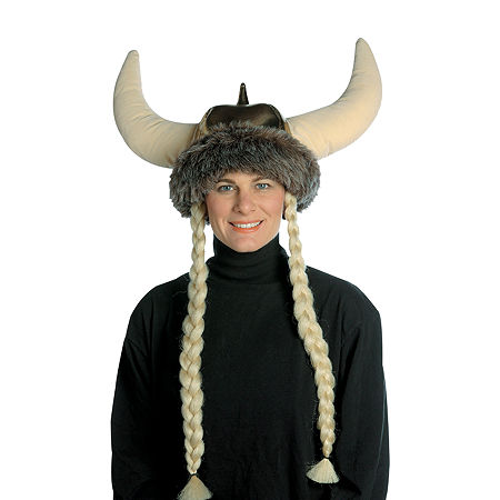 Click here for Unisex Adult Space Viking Hat With Braids Costume... prices