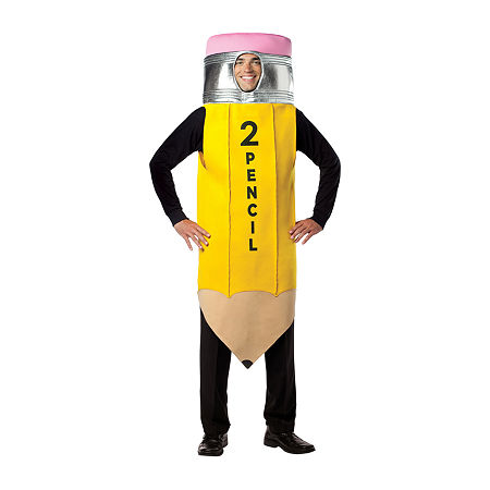 Click here for Unisex Adult Pencil Costume  Large  Yellow prices