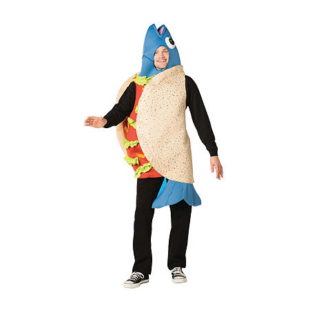 Click here for Unisex Adult Fish Taco Costume  Large  Beige prices